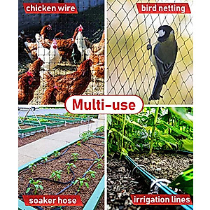 Decorlife 100-Pack Landscape Staples, 6-Inch 11 Gauge Galvanized Garden Staples with Sharp Ends, Anti-Rust & Heavy-Duty, Ideal for Anchoring Weed Barrier Fabric, Irrigation Line