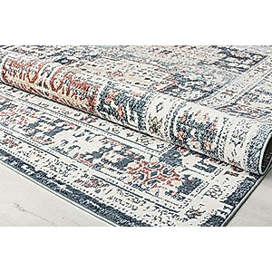 Rugs America Gallagher Collection GL55C Prussian Sundara Transitional Vintage Area Rug 8' x 10'
