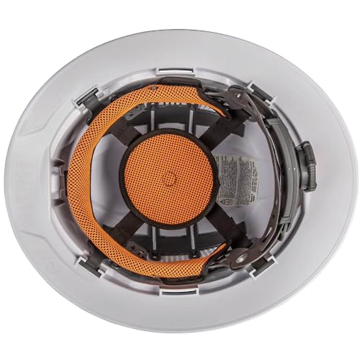 Klein Tools 60407 Hard Hat, Light, Vented Full Brim Style, Padded, Self-Wicking Odor-Resistant Sweatband, White