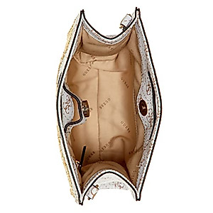 GUESS US Kasinta Raffia Mini Cutout Tote