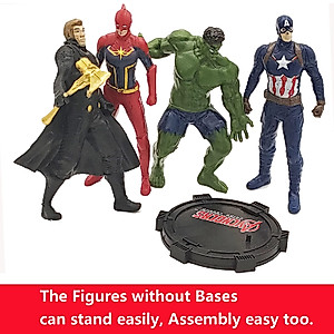 4inch Superhero Figure Set-10pcs Super Hero Adventures Ultimate Toddler Toys Small Action Figurines Cake Decoration Kids Gifts Collectible Figures (Exclusive Amazon)