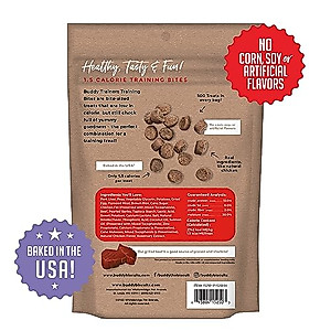 Buddy Biscuits Trainers Training Bites Soft & Chewy Dog Treats, Beef, 10 oz. Pouch
