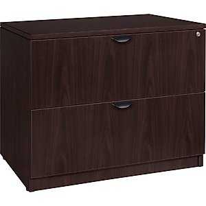 LLRPL2236ES - Lorell Prominence 2.0 Espresso Laminate Lateral File - 2-Drawer