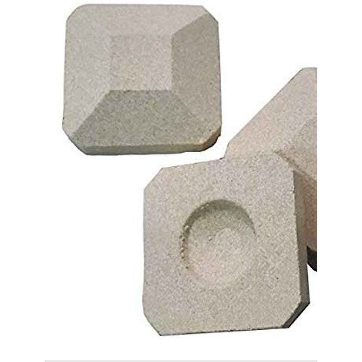 Votenli S9255A(1-Pack) S9256A(1-Pack) Stainless Steel Heat Plate and Ceramic Briquettes (54-Pack) Replacement for Dynasty DBQ30F