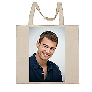 FC Carino Theo James - A Nice Graphic Cotton Canvas Tote Bag FCA #FCAG737476