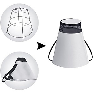 LFUTARI 2pcs Winter Rose Protective Cover - Winter Protection Rose Cones - Rose Collars for Winter Protection Against Frost, Animals Eating (2)