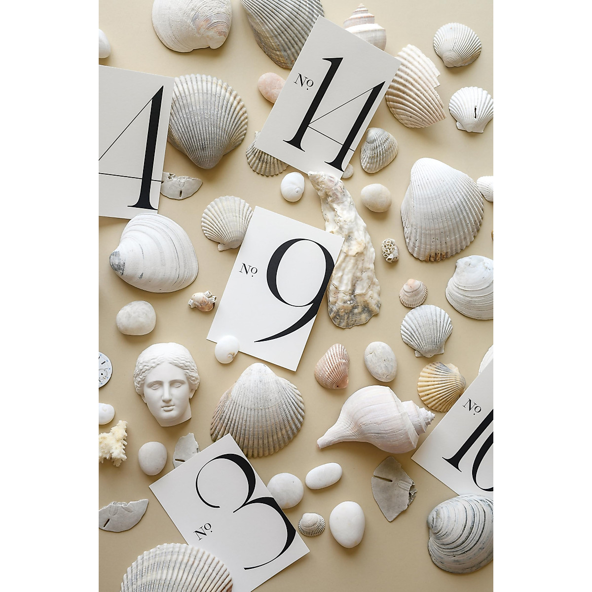Weekend Paper Co.™ Modern Table Numbers, Single Sided 4x6 Modern Design, Black Matte Ink, Numbers 1-25 plus 3 BONUS signs for Your Wedding, Reception, Anniversary, Birthday Party or Any Celebration!