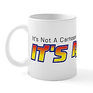 CafePress It's Not A Cartoon It's Anime Ceramic Coffee Mug, Tea Cup 11 oz