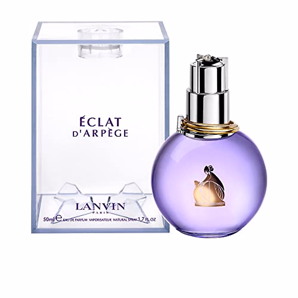 LANVIN Eclat d'Arpege Eau de Parfum - Long Lasting Fragrance with notes of Lilac, Peach & Amber - Fruity & Floral - 1.7 fl. oz.
