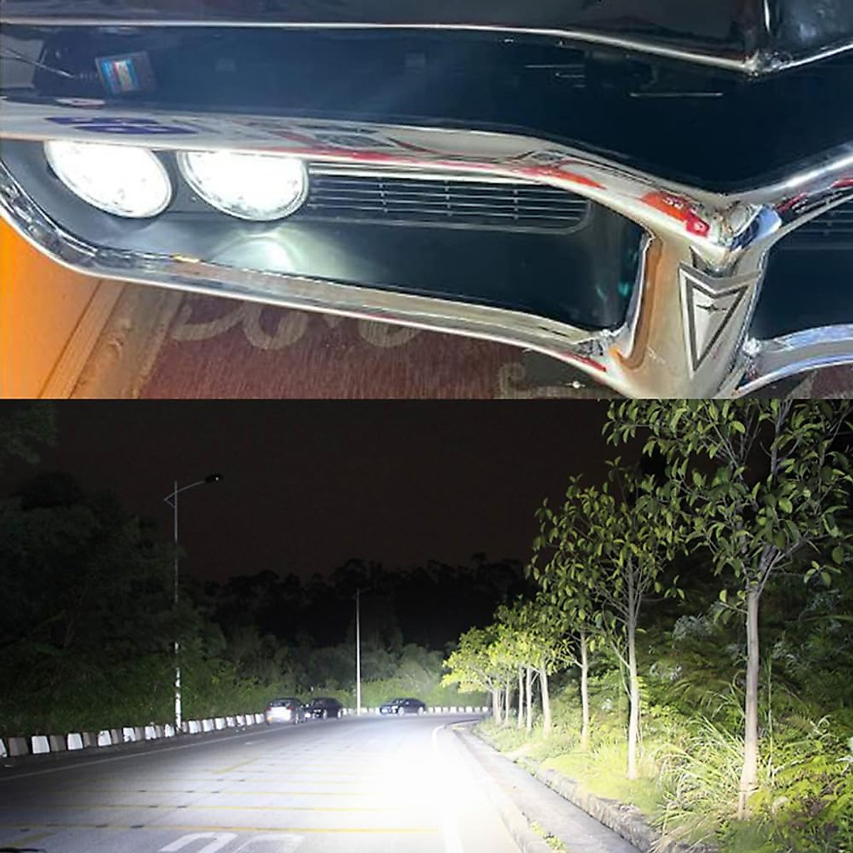 AGP.1978 2PCS 5.75" 5-3/4" Par46 H5001 Led Headlight for Unity Spotlight, Round Led Pods for Truck Offroad Replacement Sealed Beam Projector 36W Led Work Light