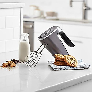 Cuisinart Electric Hand Blender & Mixer, EvolutionX Cordless Hand Mixer, 5 Speeds, Gray/Black, RHM-100