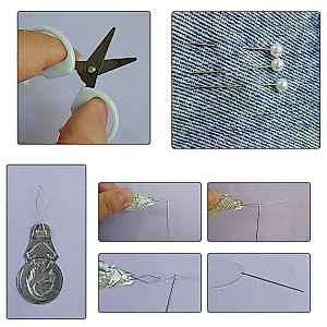 2 Pack Mini Sewing Kit, Portable Sewing Kit, Portable Travel Sewing Box Kit, Heart-Shaped Mini Sewing Box, Mini Travel Sewing Kit, Sewing Kit Travel Mini, Travel Sewing Kit Mini