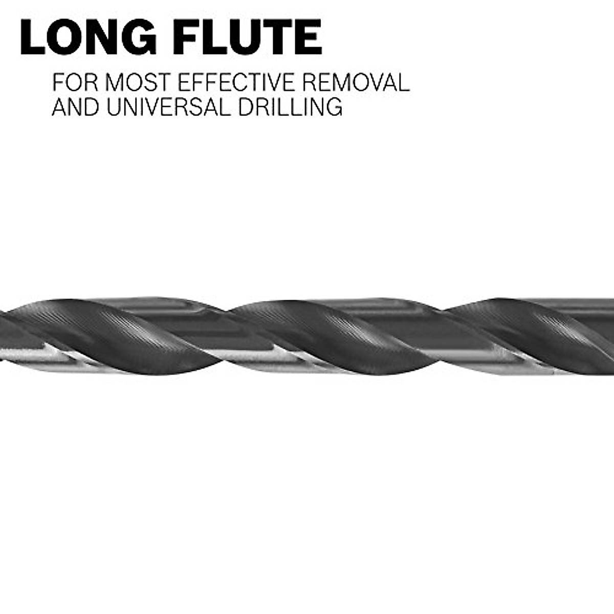 Bosch CCSDV08 Impact Tough Black Oxide Drill Bits with Clip for Custom Case System