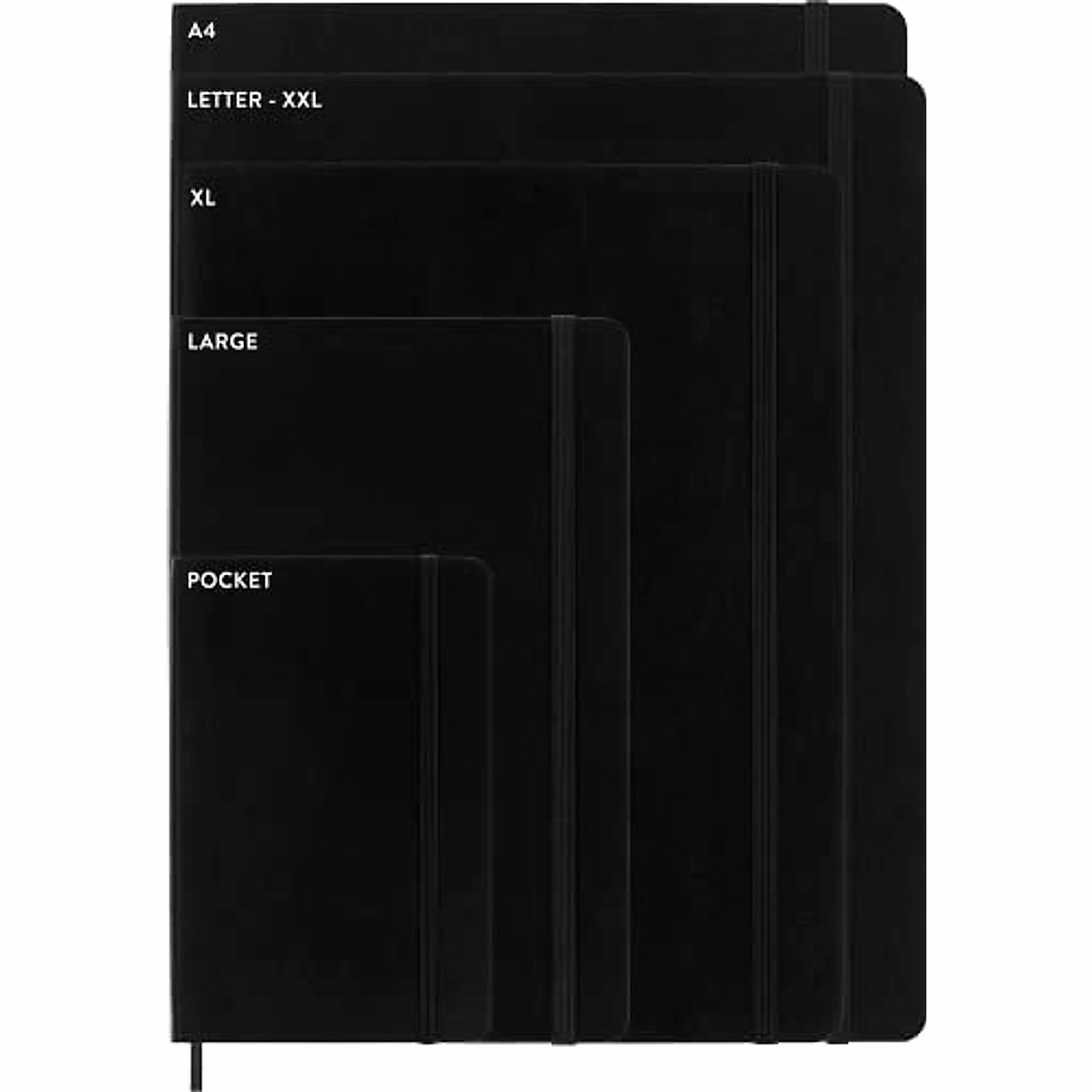 Moleskine Classic Notebook, Soft Cover, Pocket (3.5" x 5.5") Squared/Grid, Black, 192 Pages