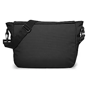 Eastpak Jr Shoulder Bag - For School, Laptop, Travel, Work, or Bookbag - Black