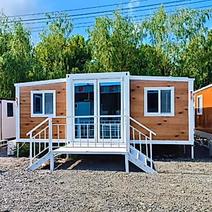 Mobile Container Homes Prefab Container House Apartment Expandable Hotel Office 40ft 30ft 20ft 15ft 10ft with Bedroom Bath Living & Kitchen