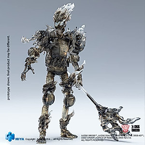 HIYA TOYS Judge Dredd: Judge Fire Black & White 1:18 Scale Exquisite Mini Action Figure