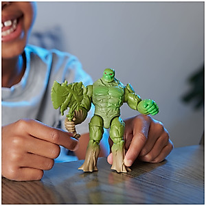 DC Comics, Batman and Swamp Thing Armory Attack Batcycle Set, Exclusive Armored Batman and Swamp Thing Action Figure with Accessories, Kids Toys for Boys and Girls Ages 4 and Up