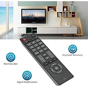 Replacement Remote Control for Sanyo TV NH316UD FW32D06F FW32D06F-B FW40D48F FW40D36F FW40D36F-B FW43D25F FW50D36F FW55D25F FW55D25F-B