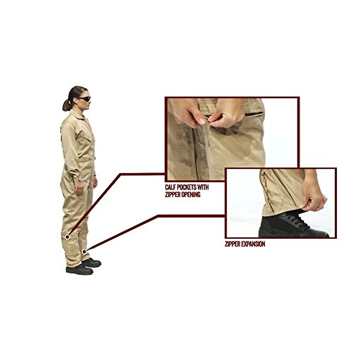 TRU-SPEC Men's 27-P Basic Flight Suit, Navy, Large Regular