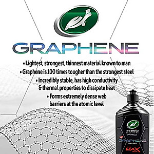 Turtle Wax 53479 Hybrid Solutions Pro to The Max Wax, Graphene Liquid Wax, 14 oz.