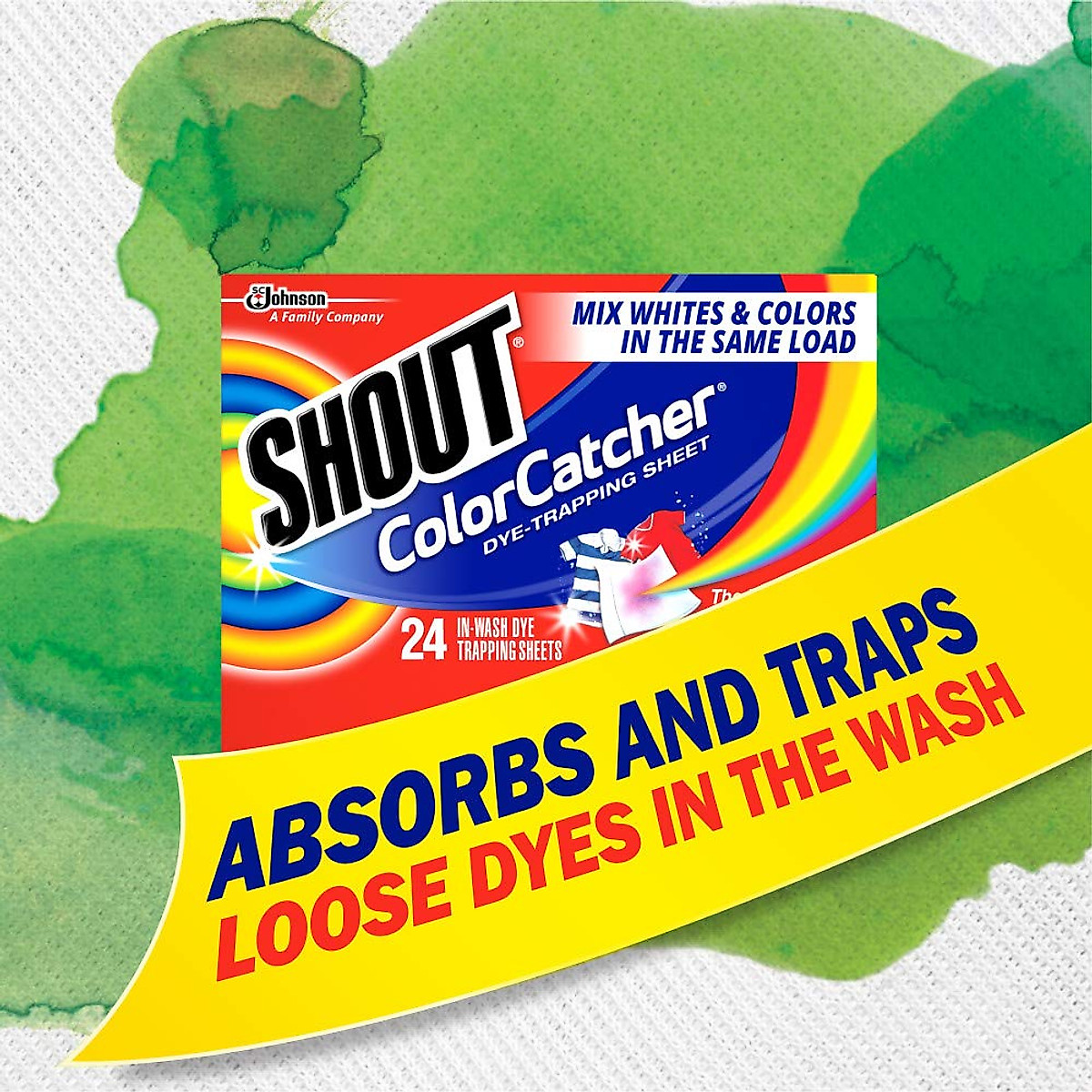 Shout Advanced Stain Remover Brush, Ultra Concentrated Gel with Built-in Scrubber Brush for Deep Set-In Stains, 8.7 Oz
