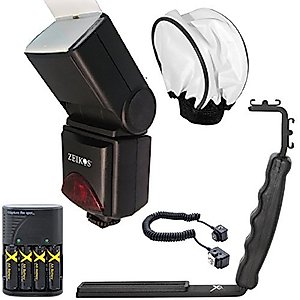 690EX Pro Series Digital DSLR Dedicated Camera Flash Kit for Canon Digital EOS Rebel SL1, T1i, T2i, T3, T3i, T4i, T5, T5i EOS 60D, EOS 70D, 50D, 40D, 30D, EOS 5D, EOS 5D Mark III, EOS 6D, EOS 7D, EOS 7D Mark II, EOS-M Digital SLR Cameras