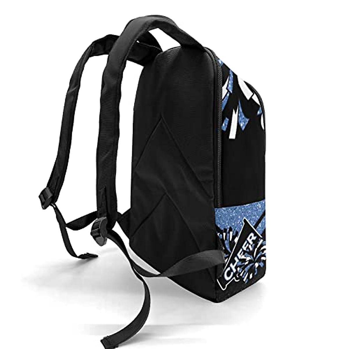 Yeshop Cheerleader Blue Personalized Backpack for Teen Boys Girls,Custom Travel Backpack Bag Gift