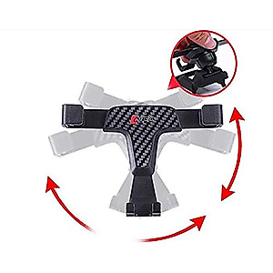 BEERTE Phone Holder fit for Mazda CX-5 2017-2023,Adjustable Air Vent,Car Dashboard Cell Phone Mount,Carbon Fiber Pattern Phone Mount fit for Any inches Smartphone