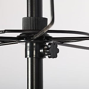 uyoyous 6-Tier Hats Display Rack Rotating Retail Hat Rack Stand 30 Hooks Adjustable Hat Headwear Rack with Wheels Metal Free Standing Hat Hanger Floor Standing Tower for Wig Cap Baseball Hats