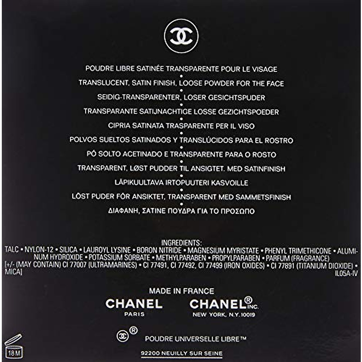 Chanel Poudre Universelle Libre Powder, 20 Clair, 1 Ounce