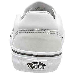 Vans Unisex Asher Canvas Low Platform Slip On Sneaker - Deluxe Patchwork Light Grey 9