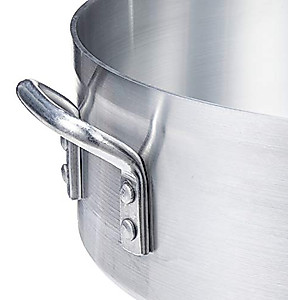 Winco USA Super Aluminum Braizer, Heavy Weight, 24 Quart, Aluminum