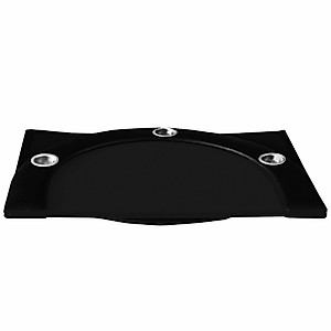 IDS Poker 84" 10 Player Tri-Fold Poker Table Top Black Felt Cup Holder with Carrying Bag