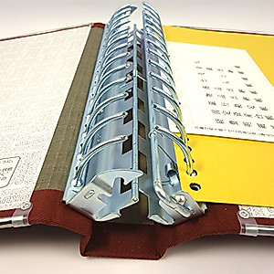 Red B5 Tatefuchi gold with 200 single-wafer-120RZ paste Kokuyo color binder MP cloth (japan import)