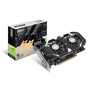 MSI 4GB NVIDIA GeForce GTX 1050 TI OC GDDR5 DVI/HDMI/DisplayPort PCI-Express Video Card