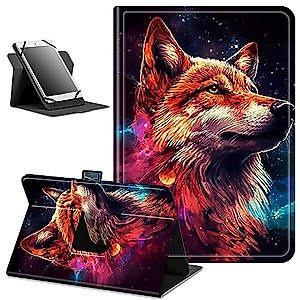 for TCL Tab Pro 5G Case/TCL TABMAX 10.4 Case Dluggs 360 Degree Rotating Smart Protective Stand Cover for 10.36" TCL Tab Pro 5G TCL-9198S/TCL TABMAX 10.4 9296Q,Astral Wolf