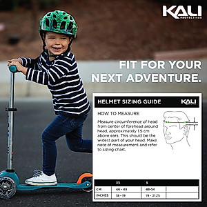 Kali Protectives Chakra Lighted Youth Cycling Helmet - Youth Confetti Gloss Yellow Small