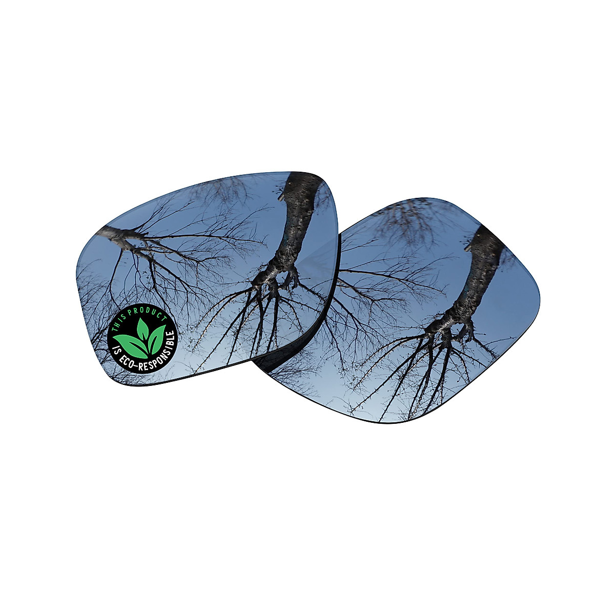 Raydi Polycarbonate Replacement Lenses for Bose Tenor BMD0010 Sunglasses - Silver Titanium Mirror - Polarized