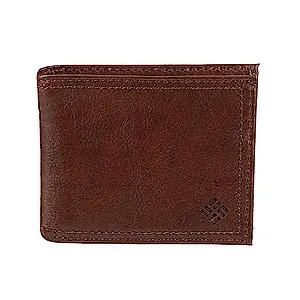 Columbia Men's Leather Extra Capacity Slimfold Wallet
