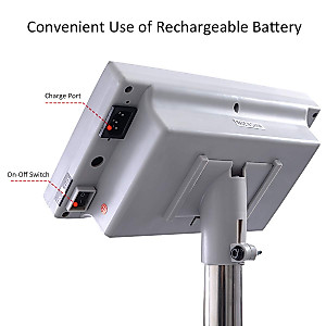 Giantex 660lbs Weight Computing Digital Scale Floor Platform Scale Postal Scale Accurate Shipping Mailing LB/KG Price Calculator Stainless Steel High-Definition Display Screen