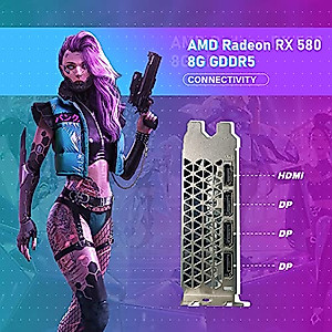 HP RGB Gaming PC Desktop Computer - Intel Quad I7 up to 3.8GHz, Radeon RX 580 8G, 16GB Memory, 128G SSD + 2TB, RGB Keyboard & Mouse, DVD, WiFi & Bluetooth, Win 10 Pro (Renewed)