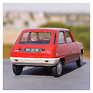 Scale Models 1 18 for Renault 5 Alpine 1976 Alloy Diecast Model Simulation Static Car Ornament Fashion Men Gift Mini Vehicles