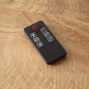 Muskoka 48" Curved Front Wall Mount Black Glass Electric Fireplace