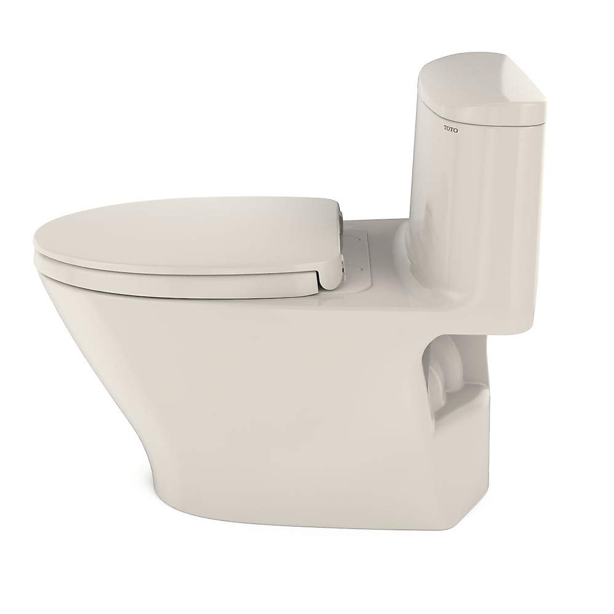 TOTO TMS642124CEFG12 Nexus 1.28 GPF One Piece Elongated Chair Height Toilet with Tornado Flush Technology - Seat Included Sedona Beige