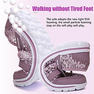 Women's Lace Mesh Adjustable Breathable Flat Walking Shoes Casual Non-slip Lightweight Sneakers Comfortable Slip-On Shallow Mouth Mom Shoes Nurse Working Shoes Mary Jane Shoes (Black,7.5,Female)