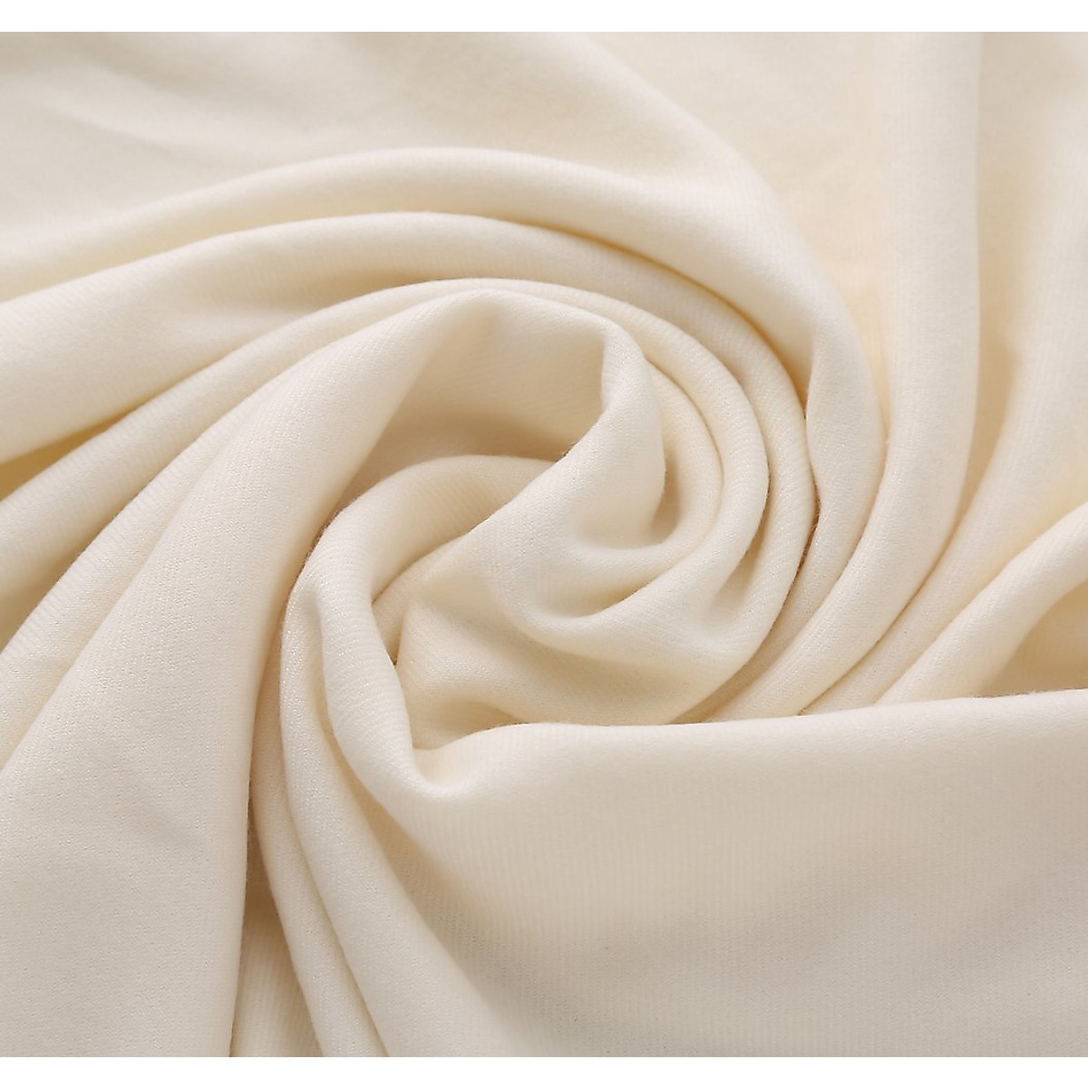 Anboor Super Soft Cashmere Blanket Scarf with Tassel Solid Color Warm Shawl for Women,White