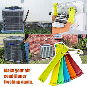 Cenipar FCR6 Ring Fin Comb Set Cleaning Brush Coil Condenser Brush Compatible with Air Conditioner