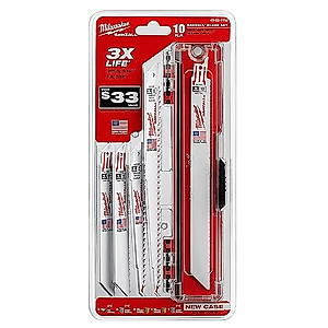 MILWAUKEE'S Recip Saw Blade Set,TPI 14, 24, 5, 18, 5, White