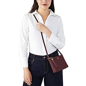Kate Spade Amy Leather Crossbody Bag (Cherrywood)
